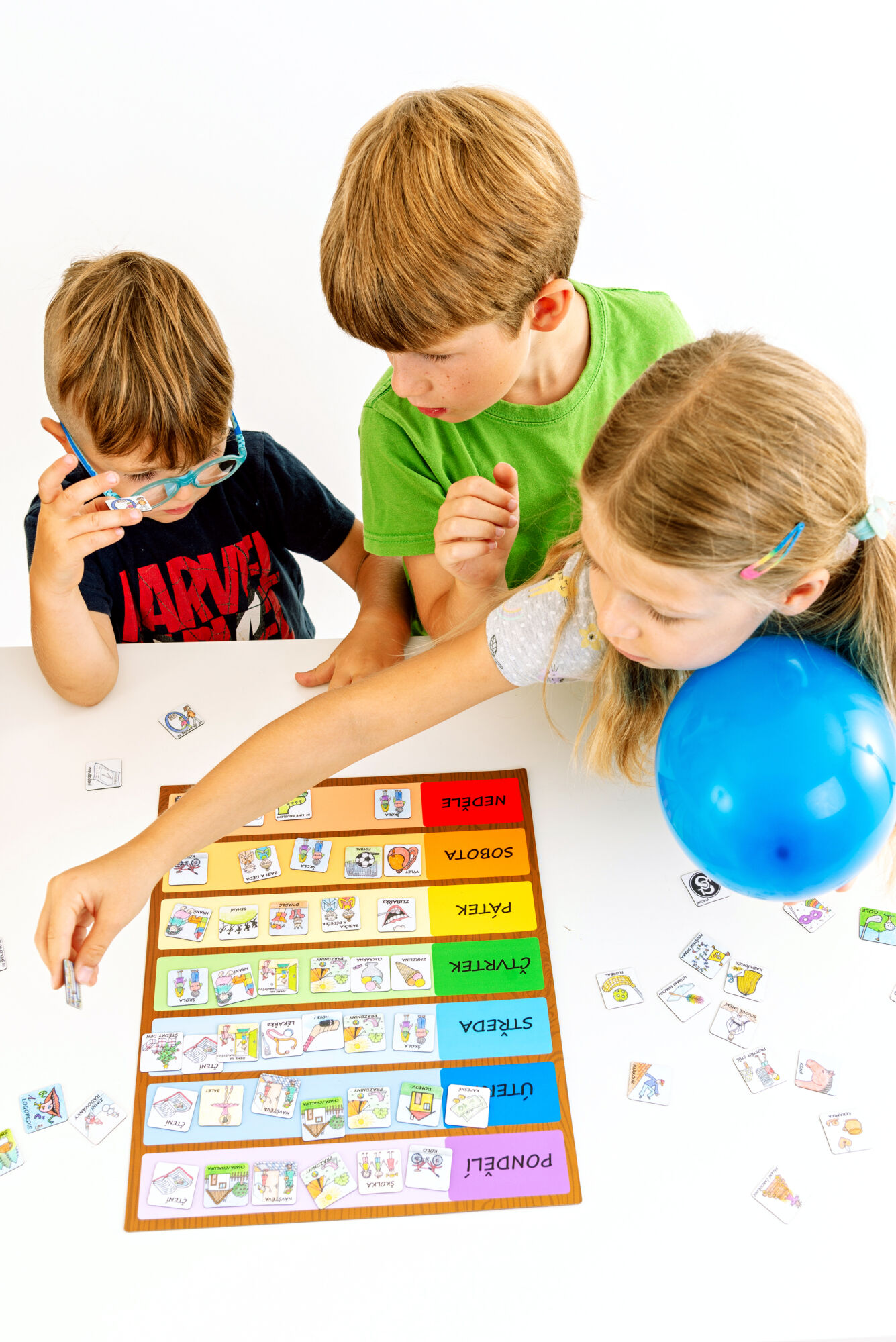 Magnetický plánovací kalendář pro děti